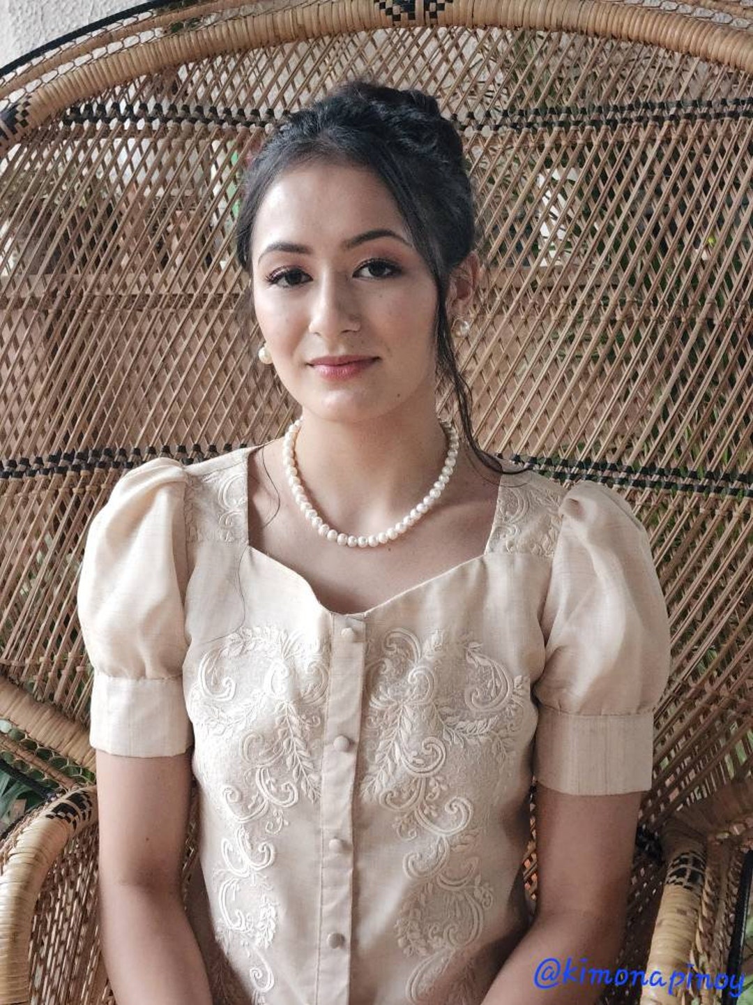 Modern Filipiniana, Pinya Cocoon, Philippine Fabric, Formal Wear ...