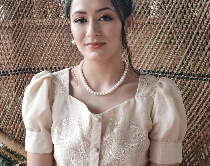 Modern Filipiniana, Pinya Cocoon, Philippine Fabric, Formal Wear ...