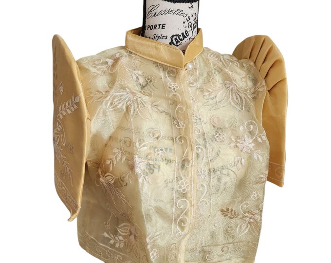 Bolero, Organza, Modern Filipiniana, Filipino Wedding, for Her, for Mom ...