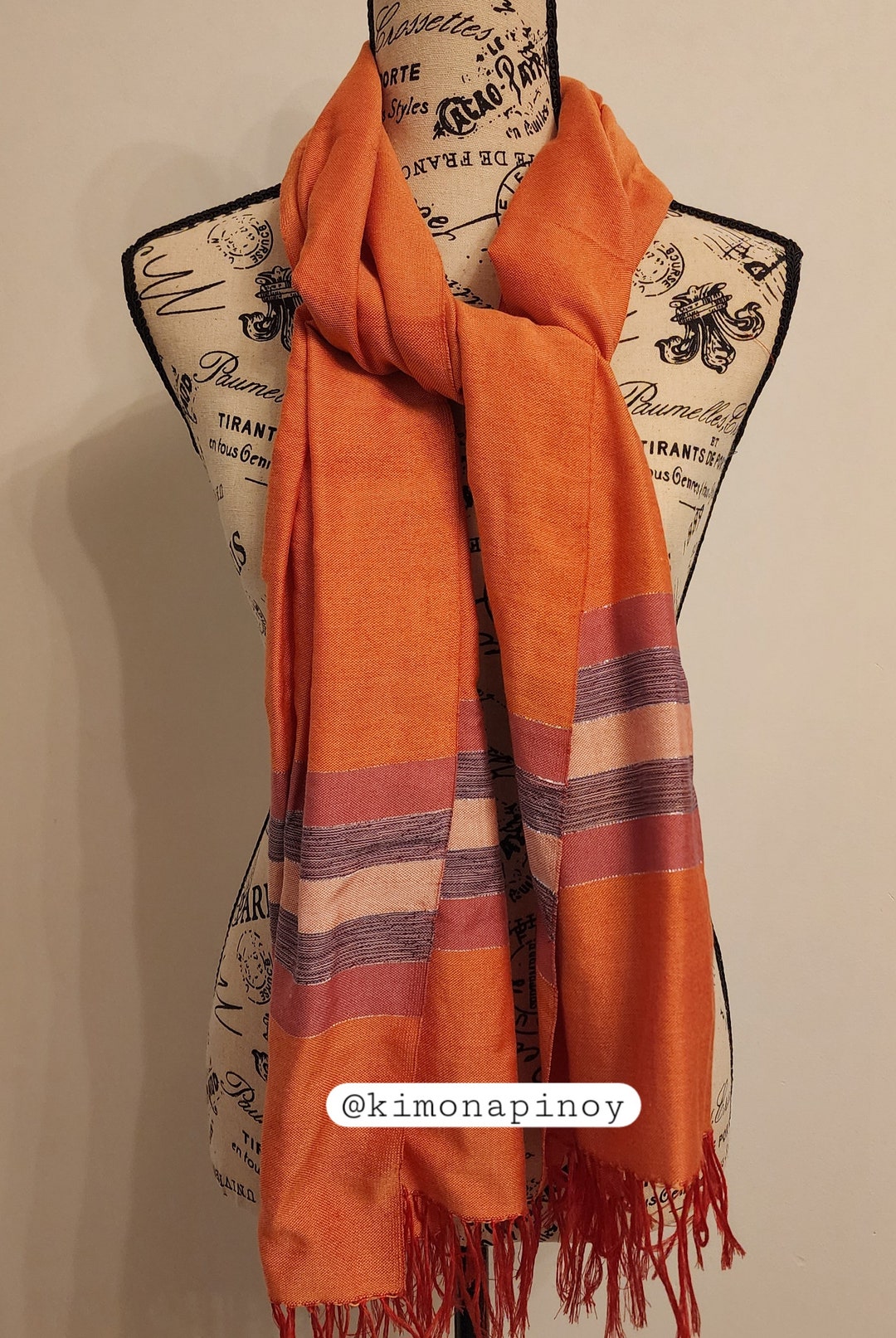 Spring Scarf, Hablon, Hand Made, Hand Loomed, Hand Woven Cold Weather ...