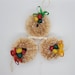 Abaca Wreath Ornaments, Philippine Made, Handmade, Filipino Christmas ...