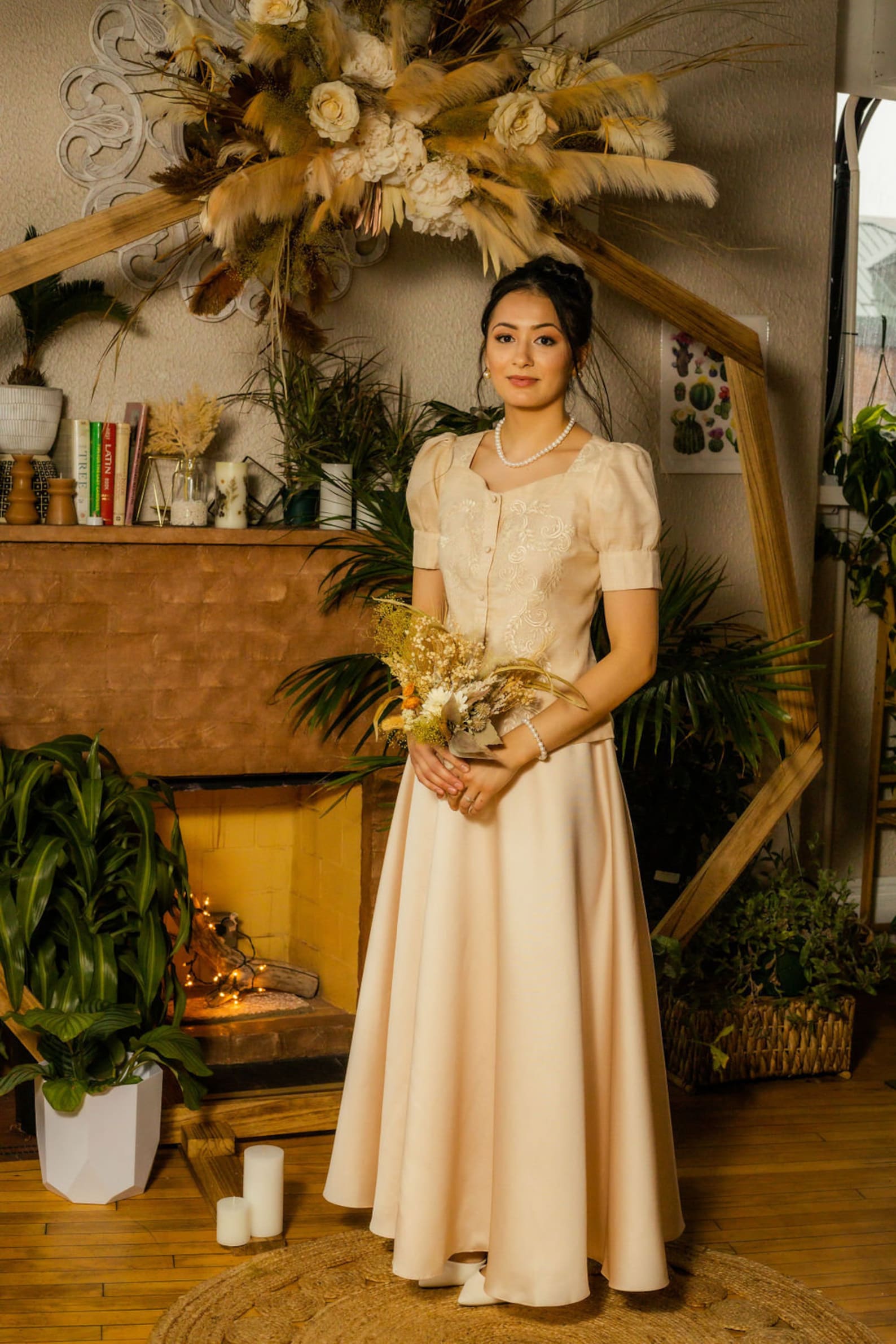 Modern Filipiniana Pinya Cocoon Philippine Fabric Formal - Etsy UK