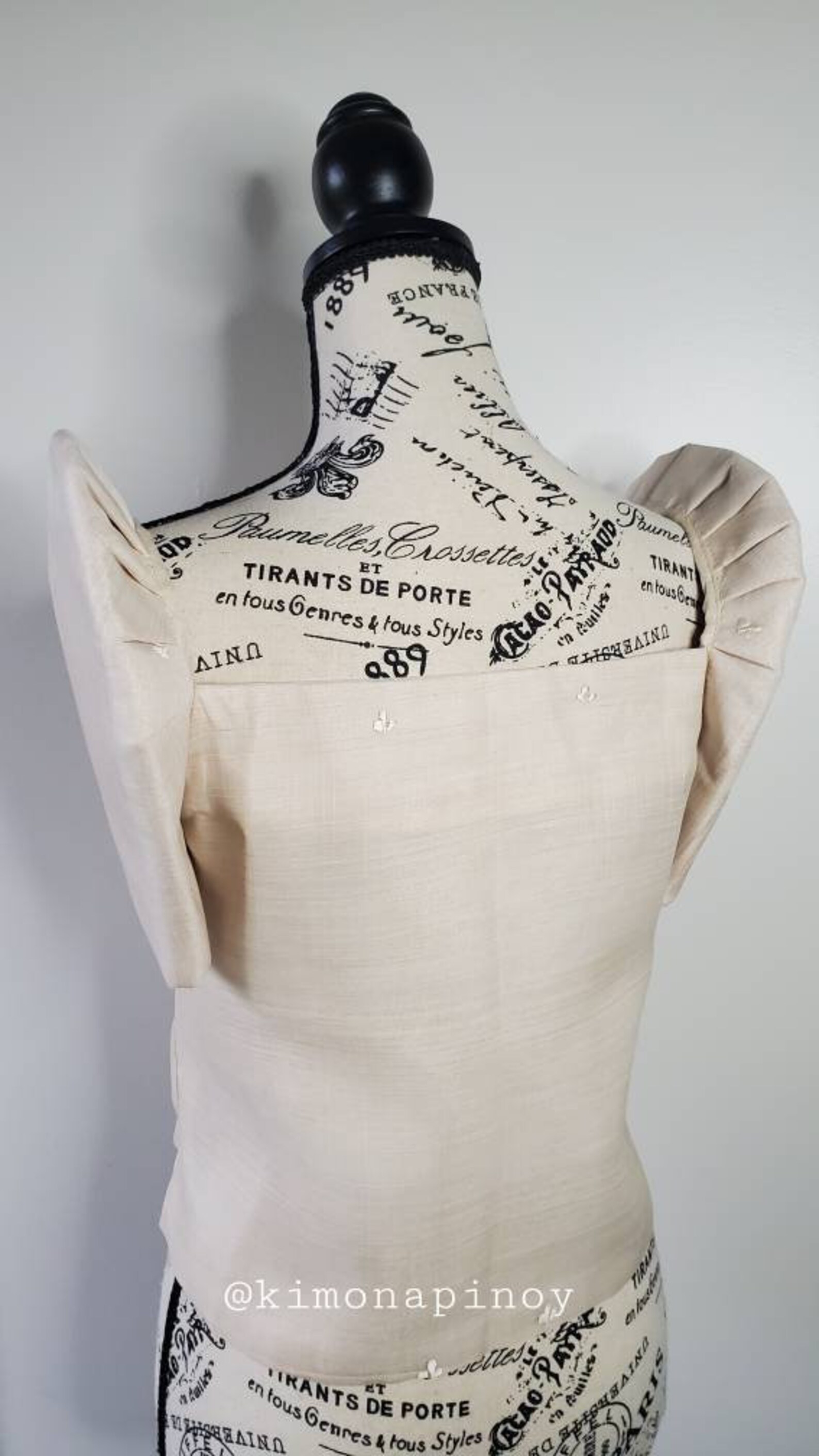 Modern Filipiniana Pinya Cocoon Philippine Fabric Blouse - Etsy