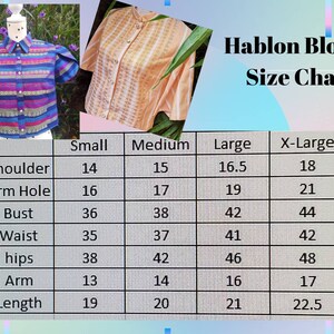 Hablon Blouse Hand Woven Hand Made Hand Loomed | Etsy