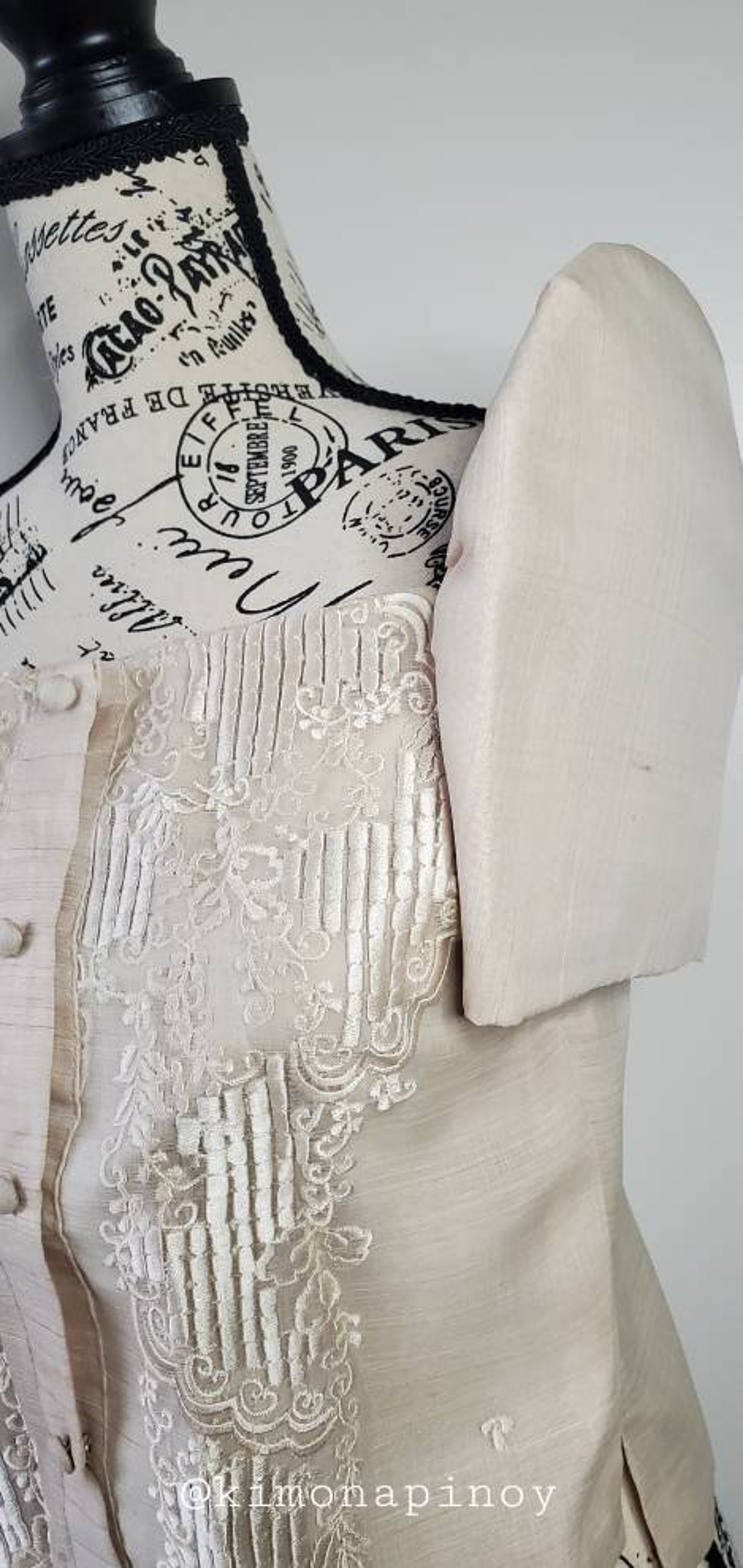 Modern Filipiniana Pinya Cocoon Philippine Fabric Blouse - Etsy