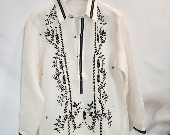 Barong Tagalog, Pinya Cocoon, Philippine Fabric, Formal Wear ...