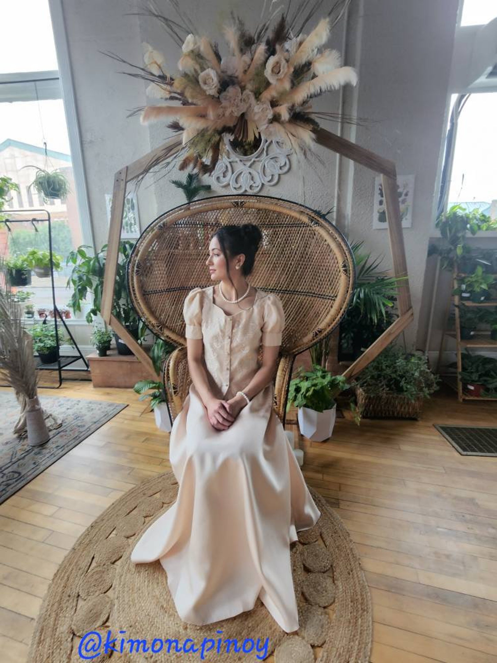 Modern Filipiniana, Pinya Cocoon, Philippine Fabric, Formal Wear ...