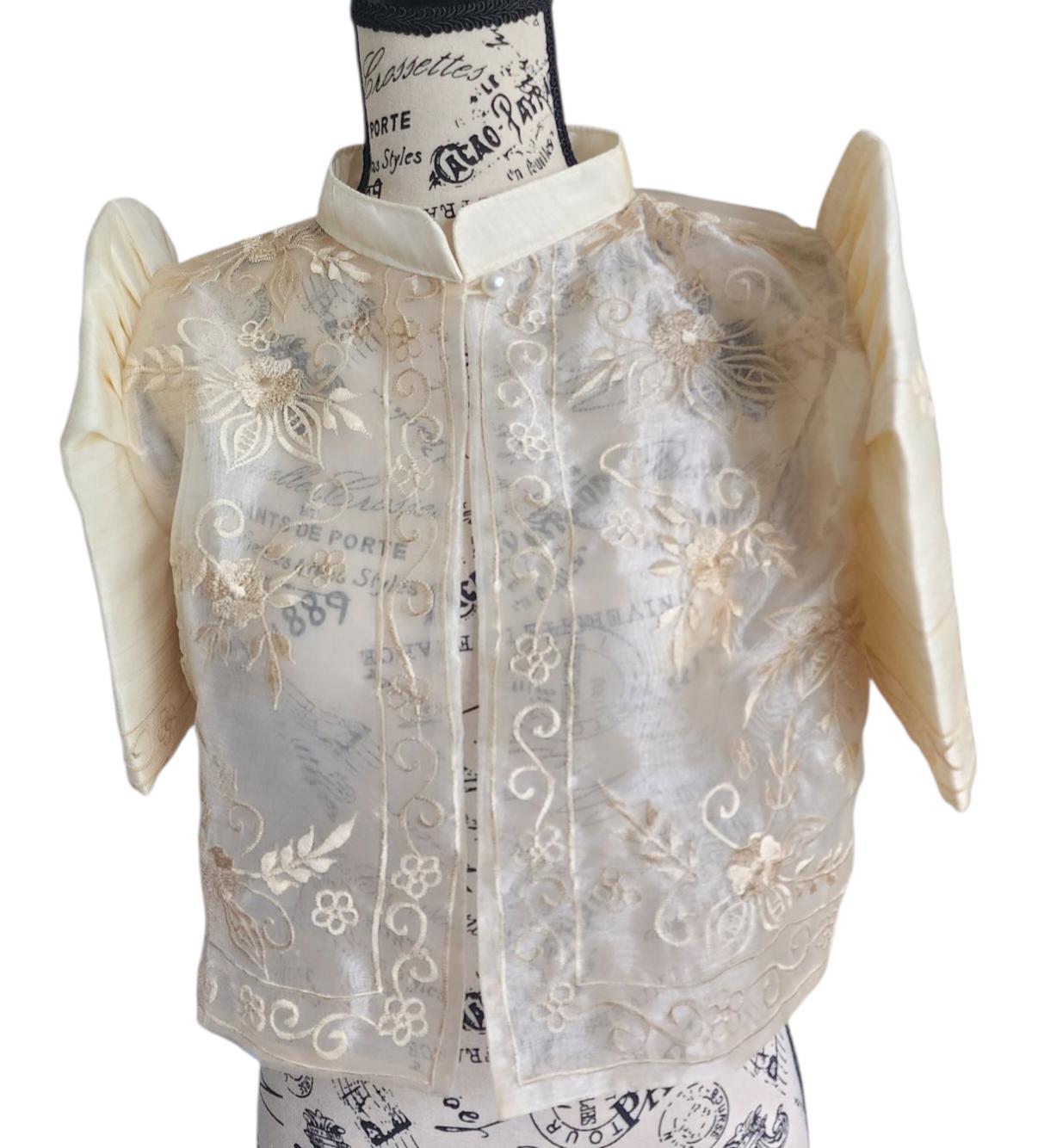 Bolero, Organza, Modern Filipiniana, Filipino Wedding, for Her, for Mom ...