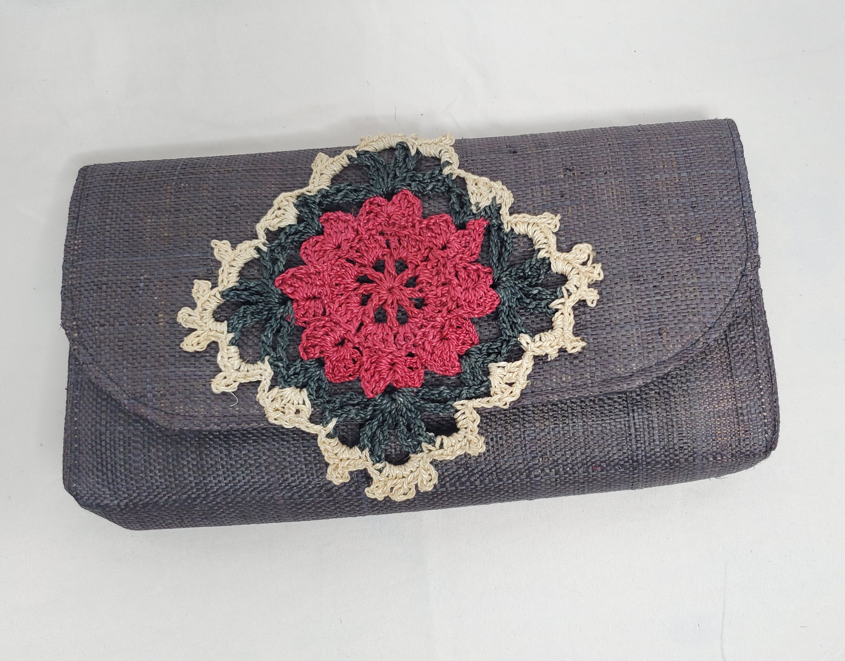 Handwoven Raffia Clutch Natural Fiber Bag Handmade Raffia - Etsy