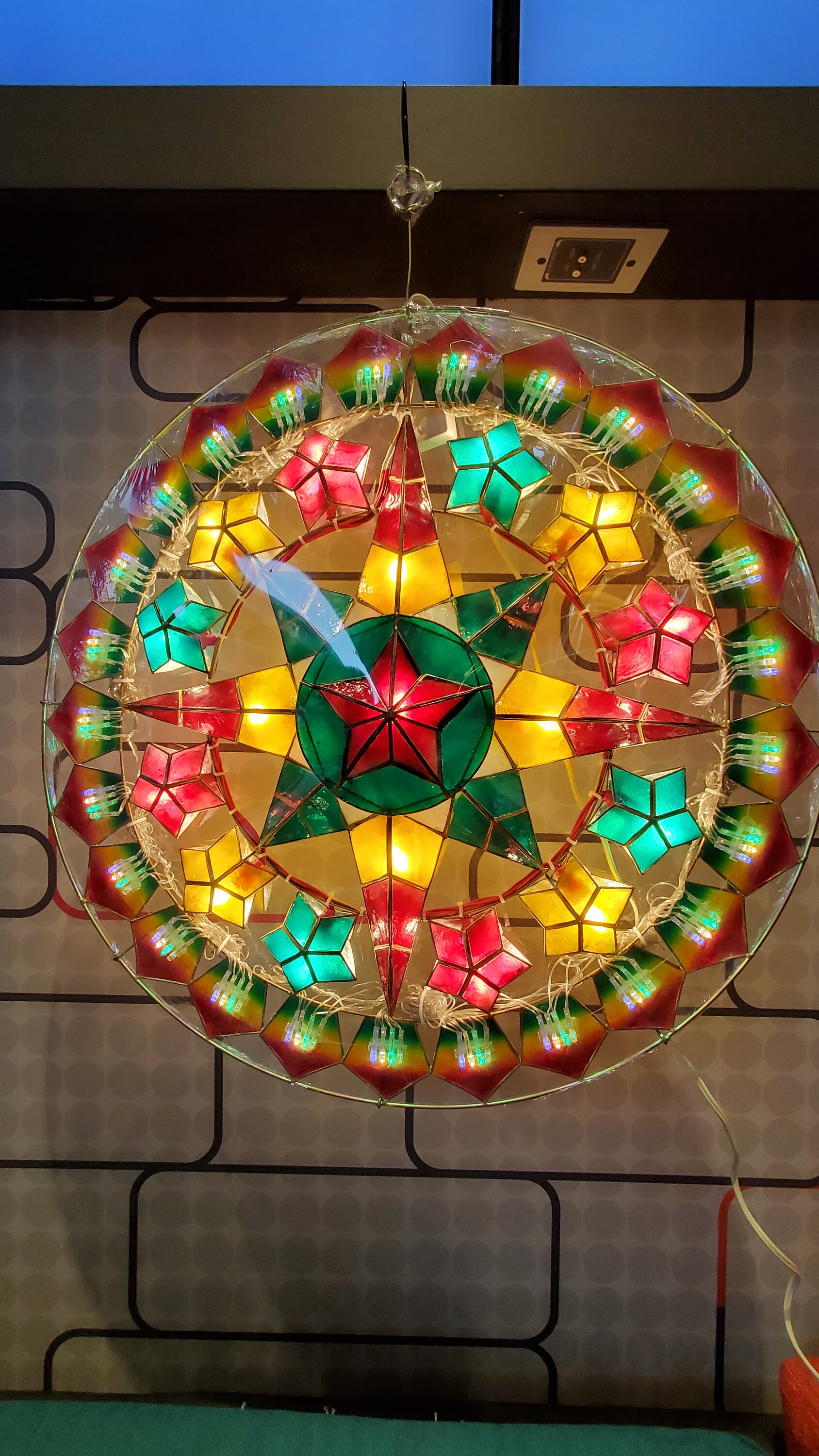 Recycled Parol Made Of Plastic Bottles