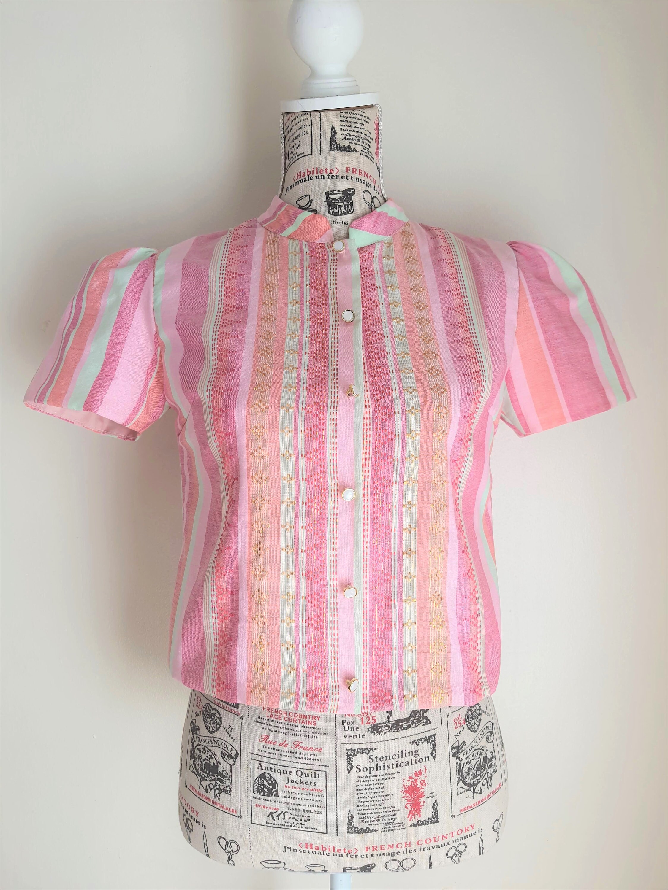 Hablon Blouse Hand Woven Hand Made Handloomed Fashionable - Etsy