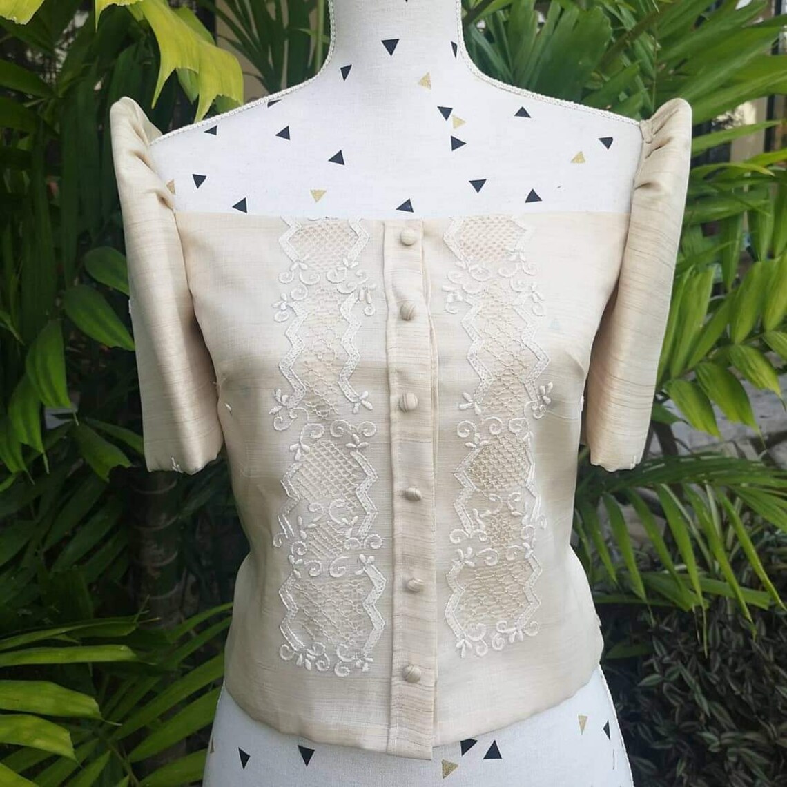 Modern Filipiniana Blouse and Skirt Philippine Fabric Formal - Etsy