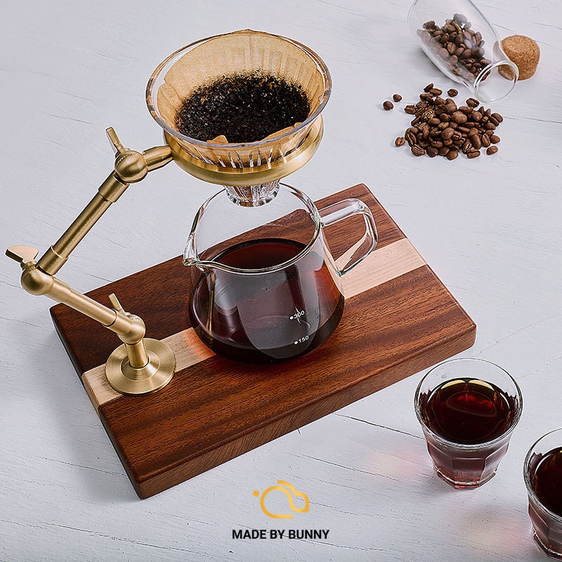 Pour Over Coffee Station Dripper Stand Pure Copper Coffee - Etsy