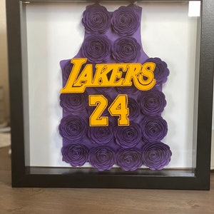 Lakers Shadow Box - Etsy