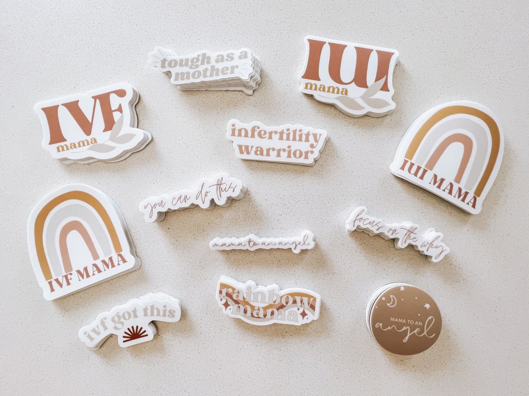 Pick Your Own Sticker Pack | IVF IUI Stickers | Miscarriage Stickers ...
