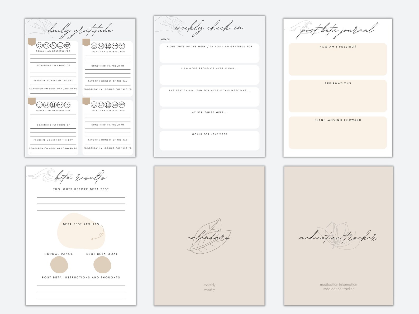 IVF Digital Planner | IVF Printable Journal | Infertility Journal | IVF ...