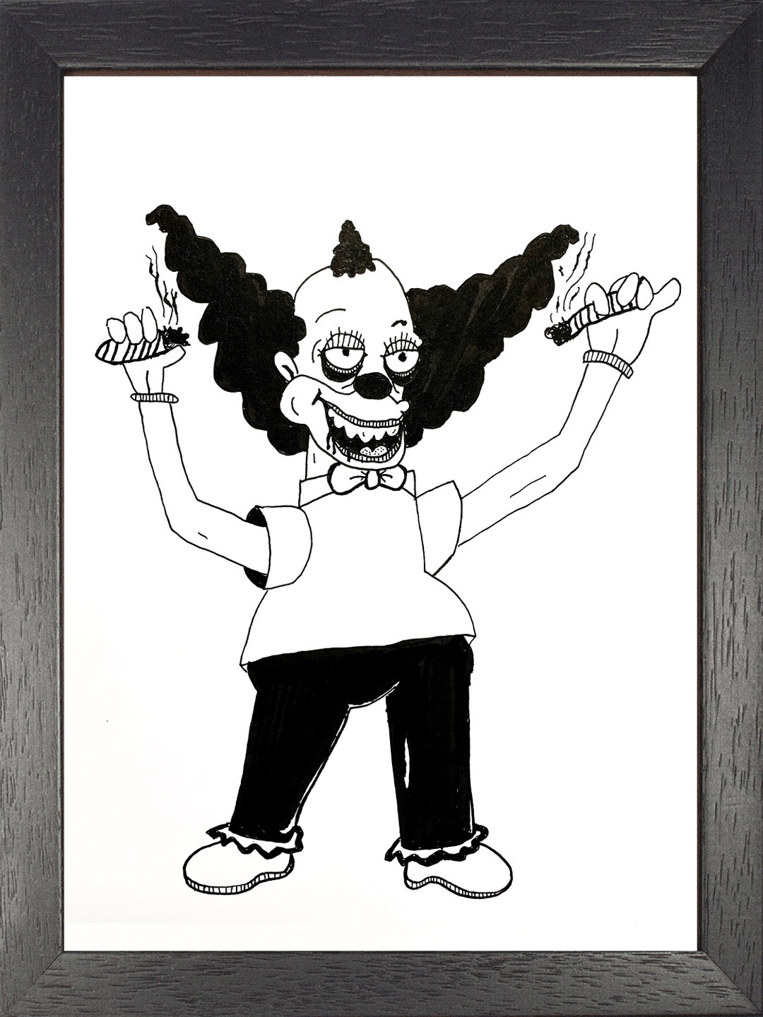 Krispy the Clown (the Simpsons, Krusty the Clown, Art, Simpsons Art ...