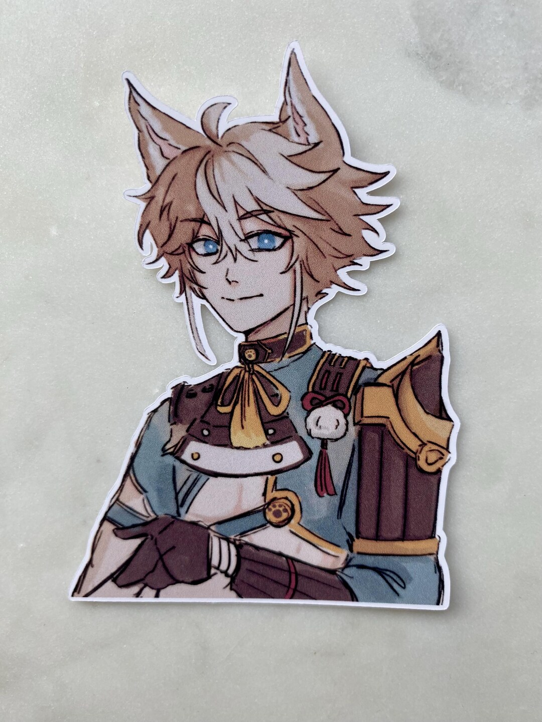 Gorou Genshin Impact Fanart Sticker - Etsy