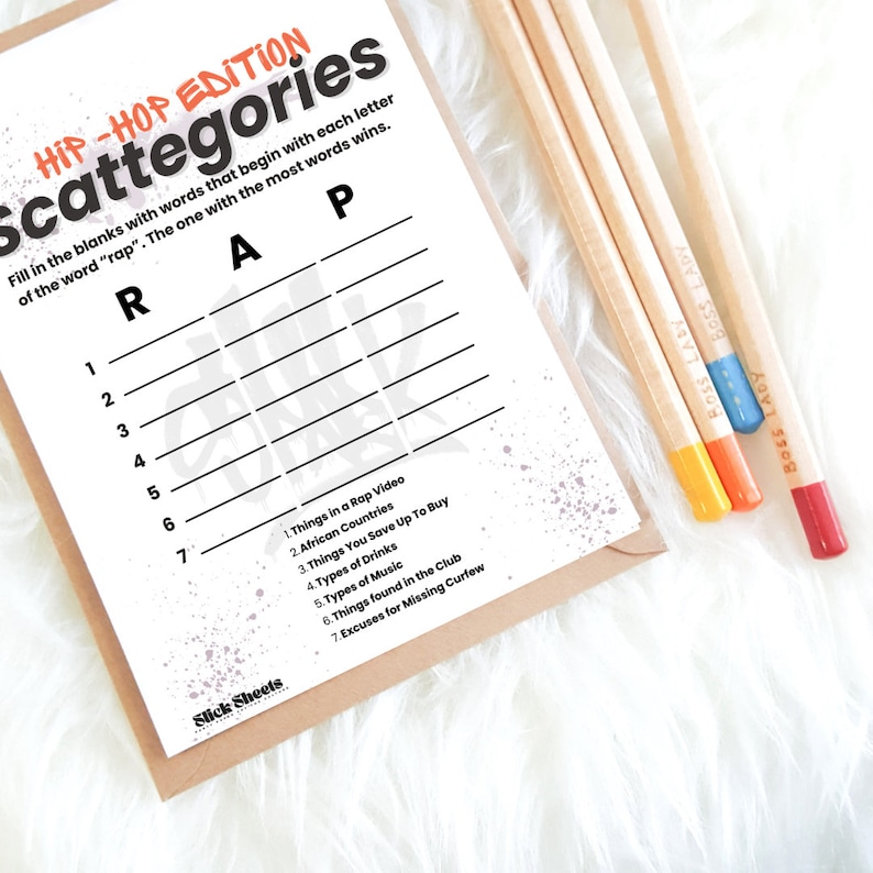 1980s Hip Hop Party Games - Etsy
