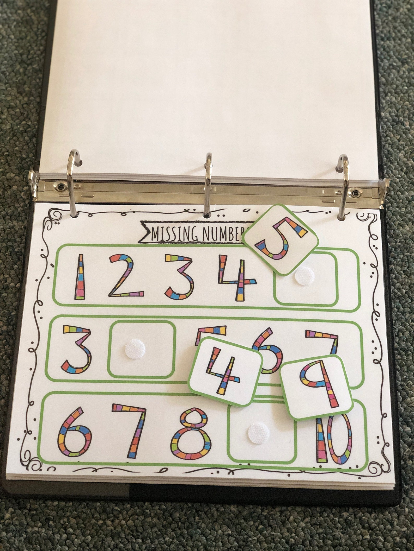 Numbers Learning Binder | Etsy