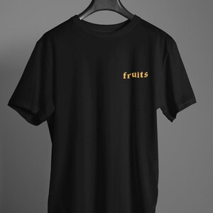 Fruit Sticker T-shirt, Graphic Tee, Fruit Shirt, Food Shirt, Unisex T ...