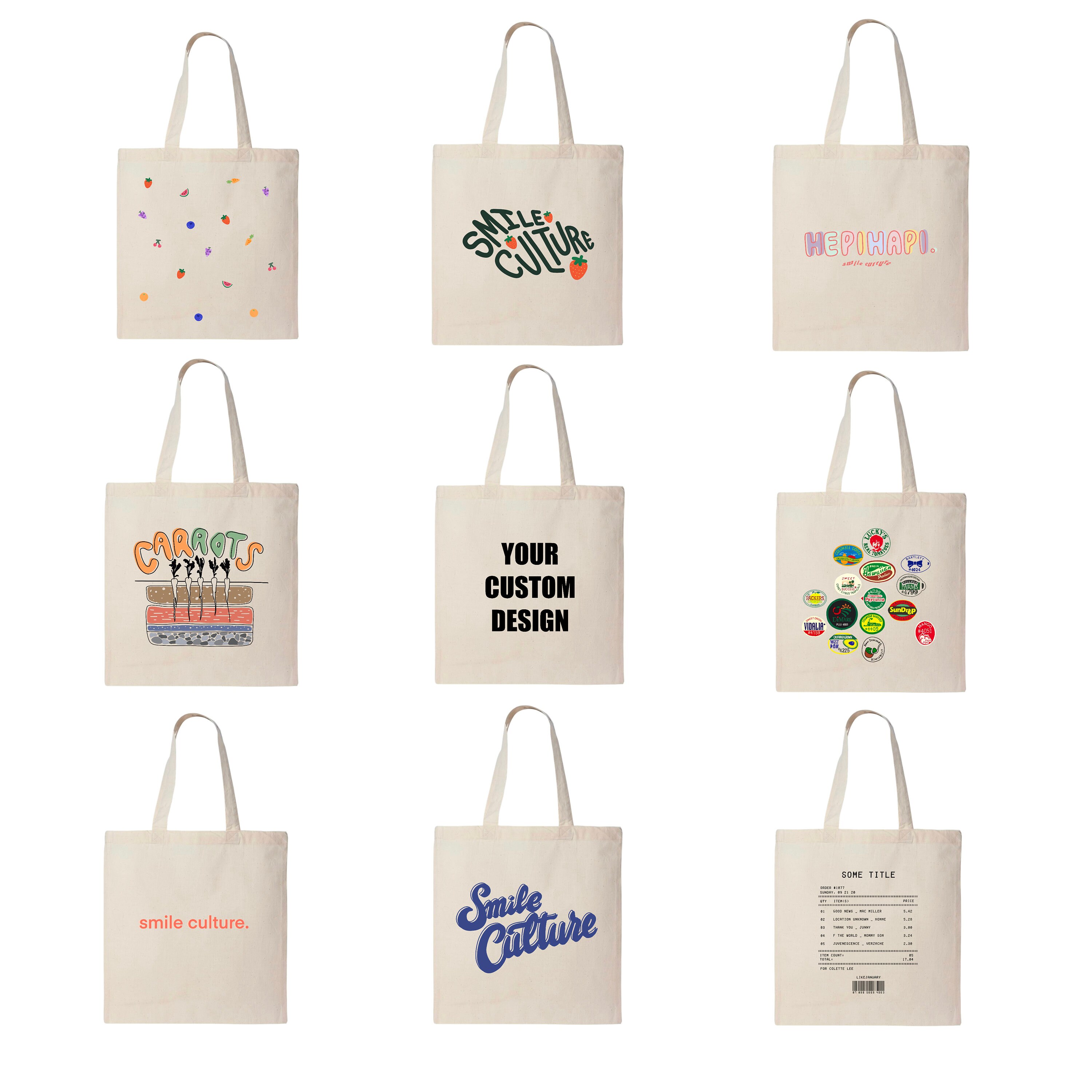 Custom Tote Customizable Canvas Tote Custom Design Tote - Etsy