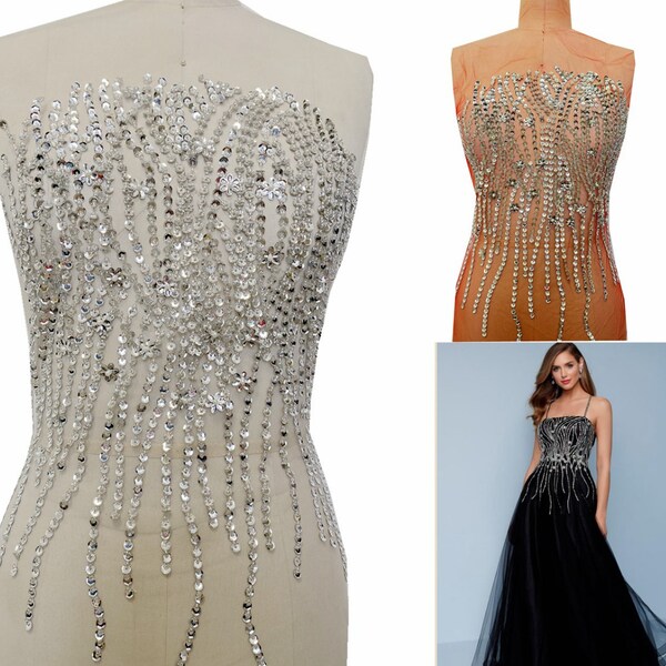 Rhinestone Dress - Etsy