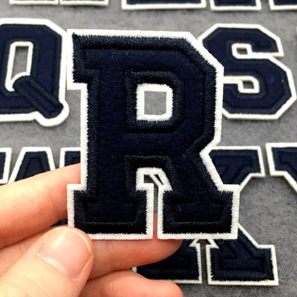 Navy Blue Letters - Etsy
