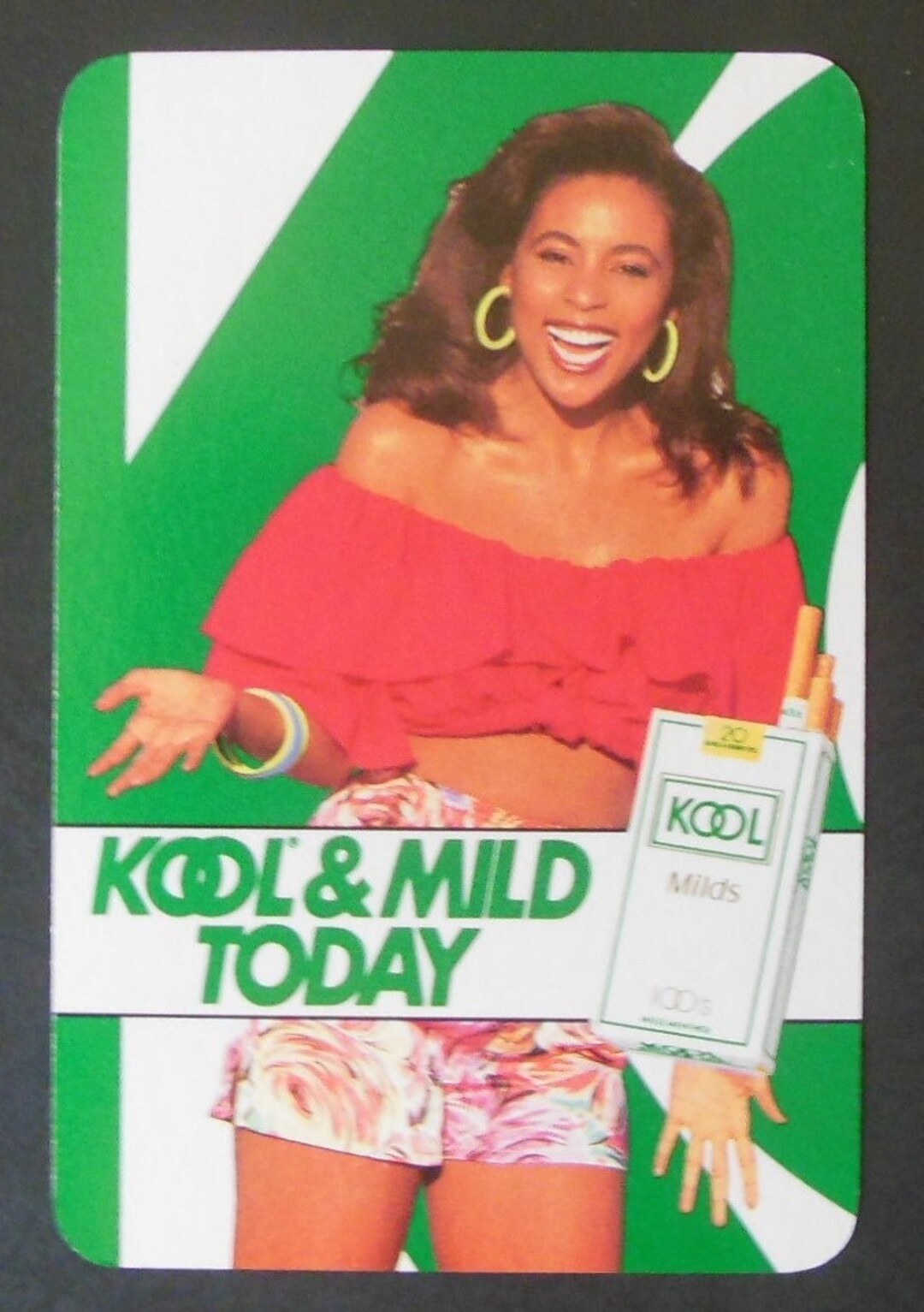 Glamorous Beautiful African American Model - Kool Cigarettes - 1970s ...