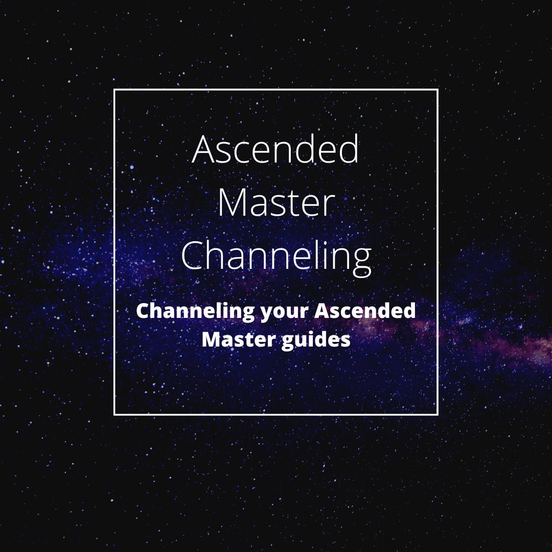 Ascended Master Channeling - Channeling Your Ascended Master Guides - Etsy