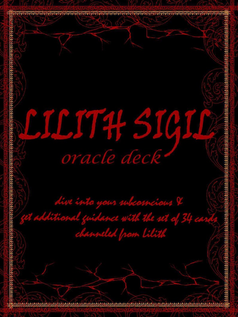 Lilith Sigil Collection - Channeled Sigils From the Goddess Lilith and ...