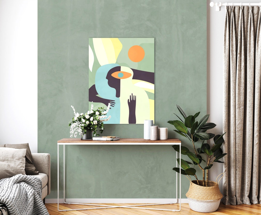 Abstract Eye, Wall Art, Minimalist Print, Abstract Modern Print ...