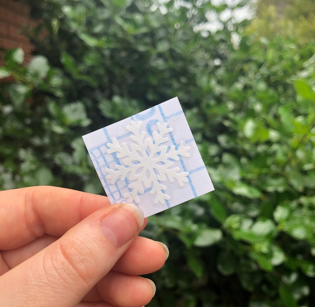 Snowflake Wall Stickers 5 Pack - Etsy