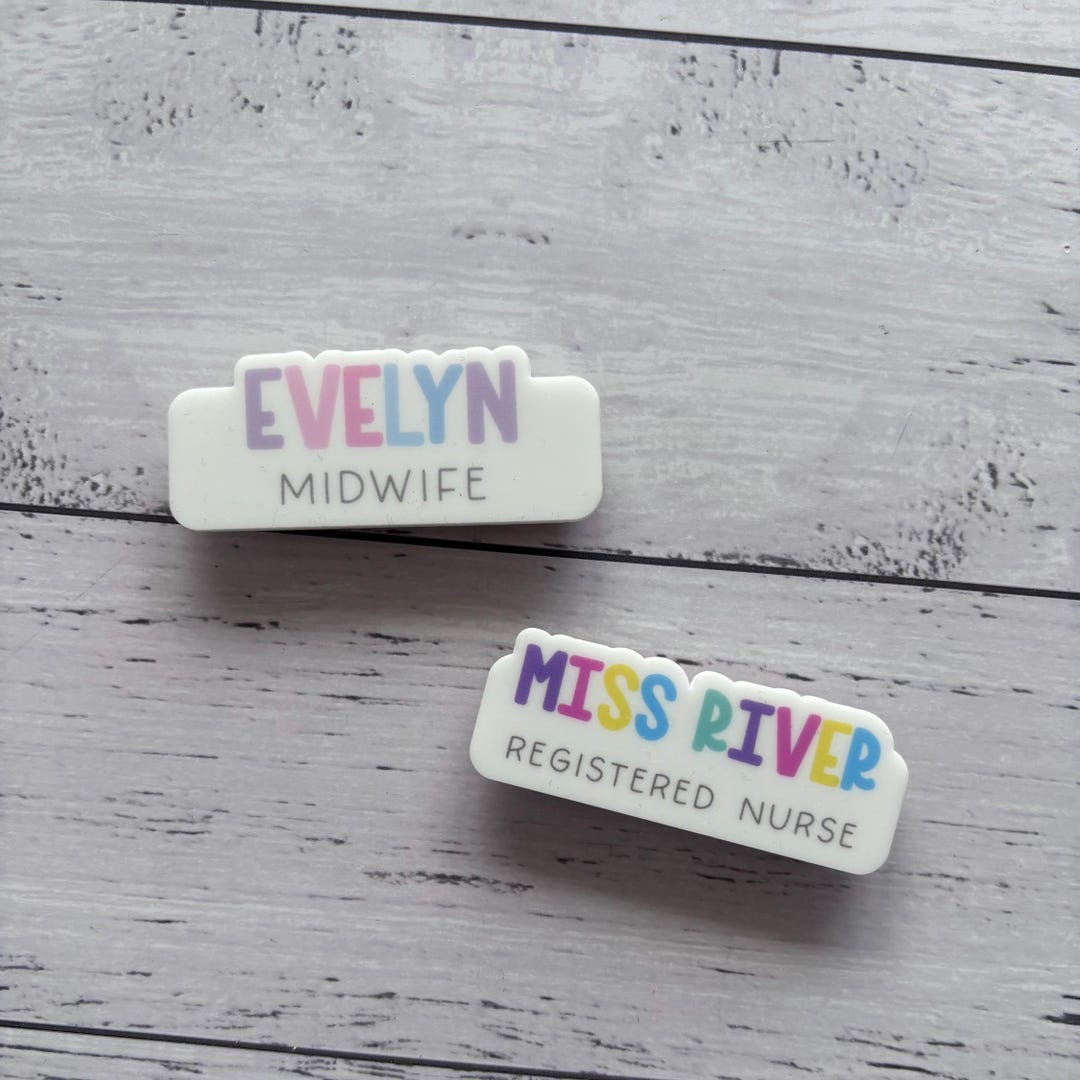 Personalised Acrylic Name Badge - Etsy Australia