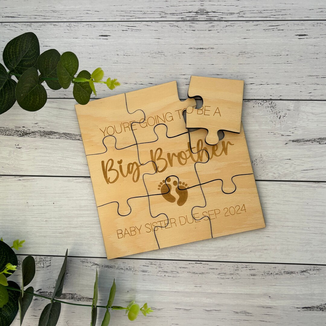 Pregnancy Announcement Puzzle - Etsy