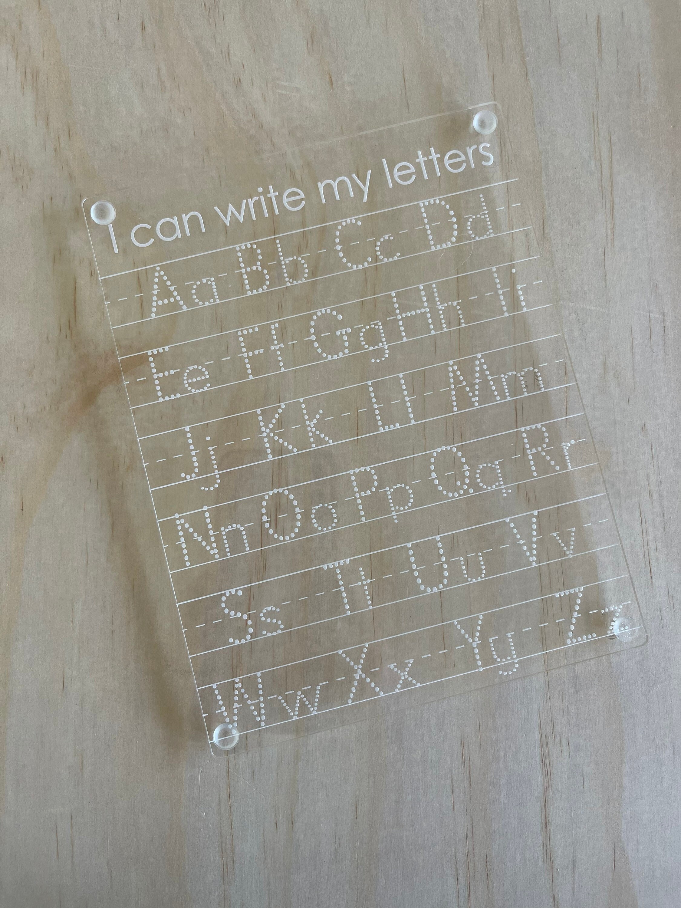 Children’s ‘I Can Write My Letters’ Board - Etsy Australia