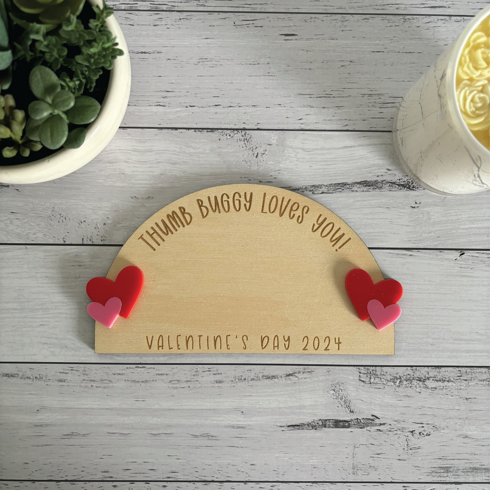 Thumb Buggy Loves You - Valentines Day Thumbprint Board - Etsy