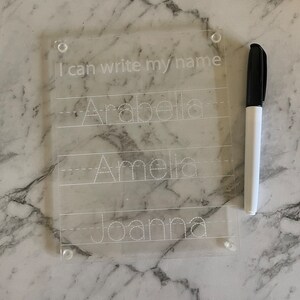 Children’s ‘I Can Write My Name’ Board - Etsy