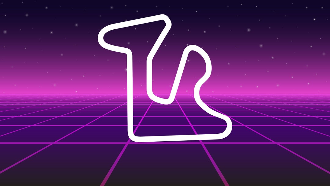 Gingerman Raceway Racetrack Track Outline Vinyl Decal - Racing ...