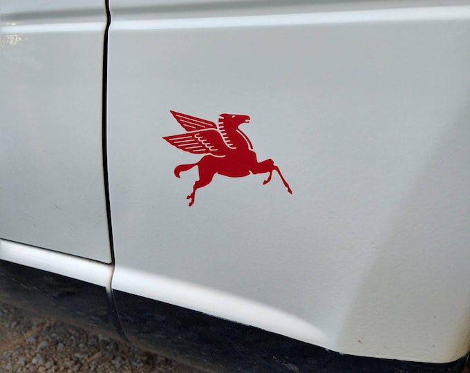 Mobil Pegasus Oil Gas Diecut Decals - Etsy