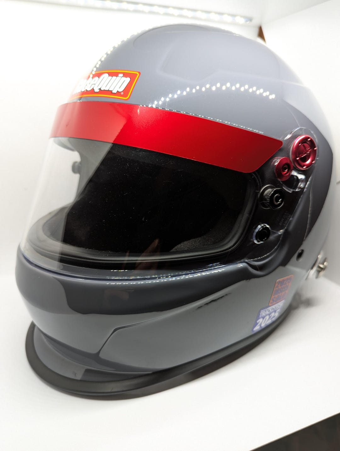 Solid Color Visor Strips for Helmet - Set of 2 – Air Release – Racing ...