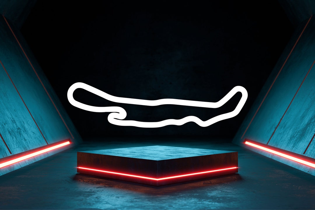 Pacific Raceway Track Outline Vinyl Decal - Racing Enthusiast Sticker ...