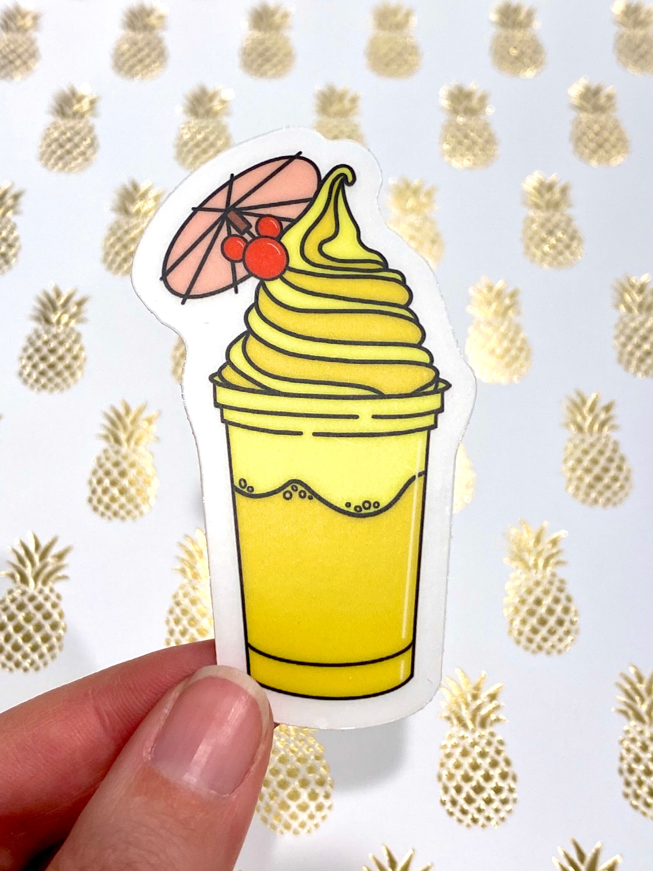 Disney Dole Whip Float Sticker - Etsy