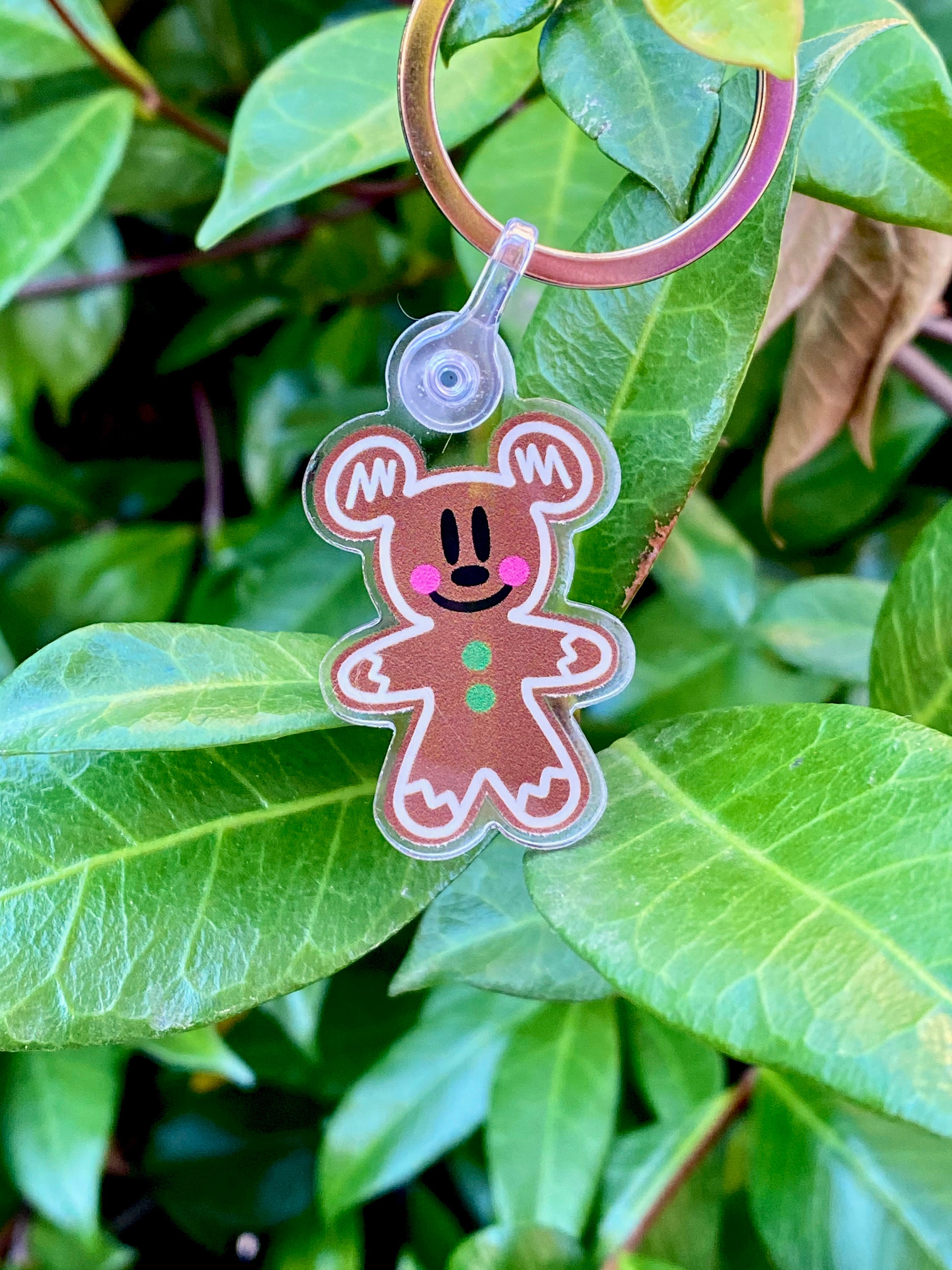 Disney Mr. Gingerbread Mini Keychain - Etsy