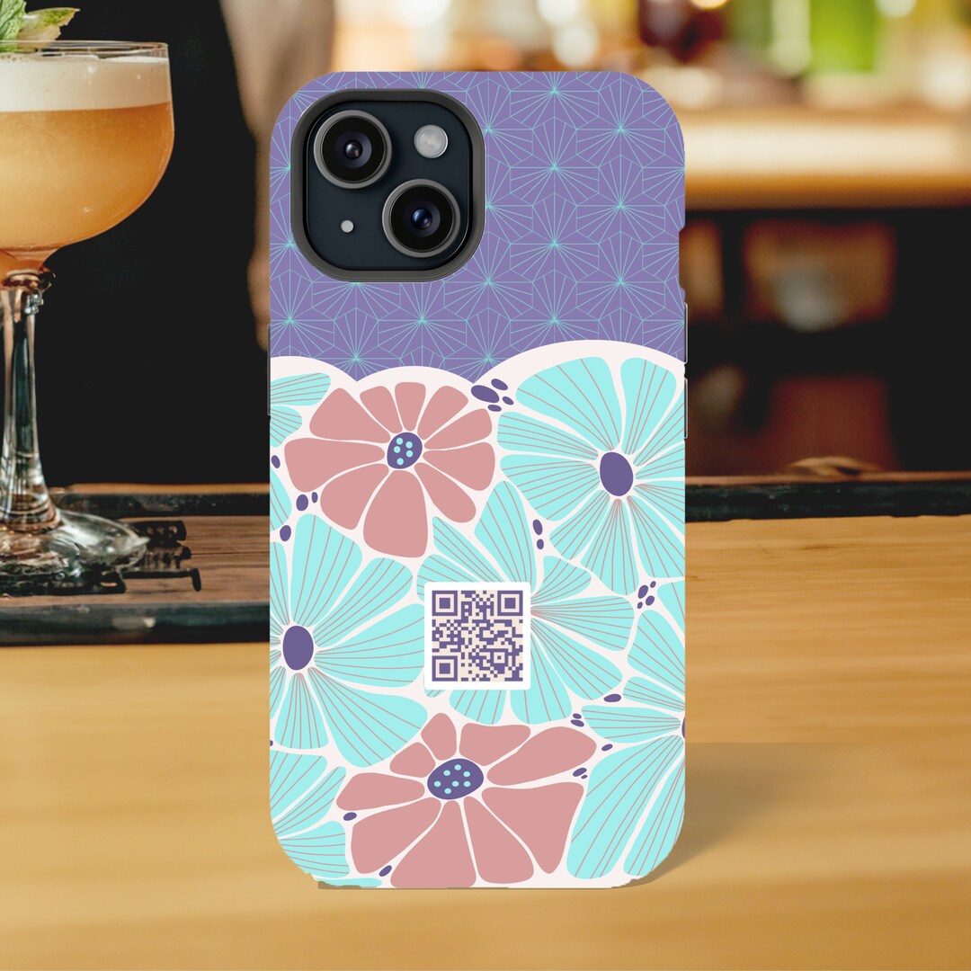 Custom Designed QR Code Phone Case Link Your Instagram, Tiktok, Venmo ...