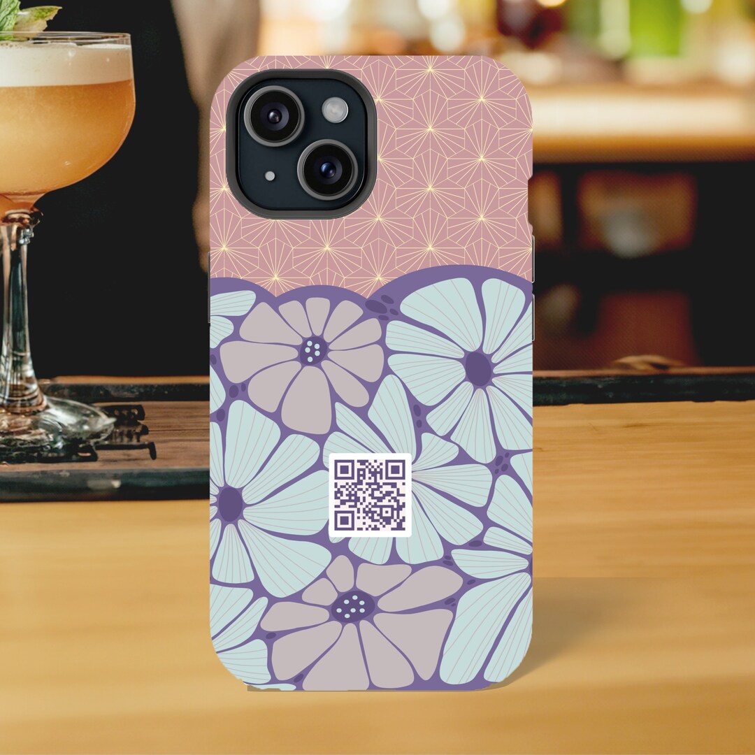 Custom Designed QR Code Phone Case Link Your Instagram, Tiktok, Venmo ...