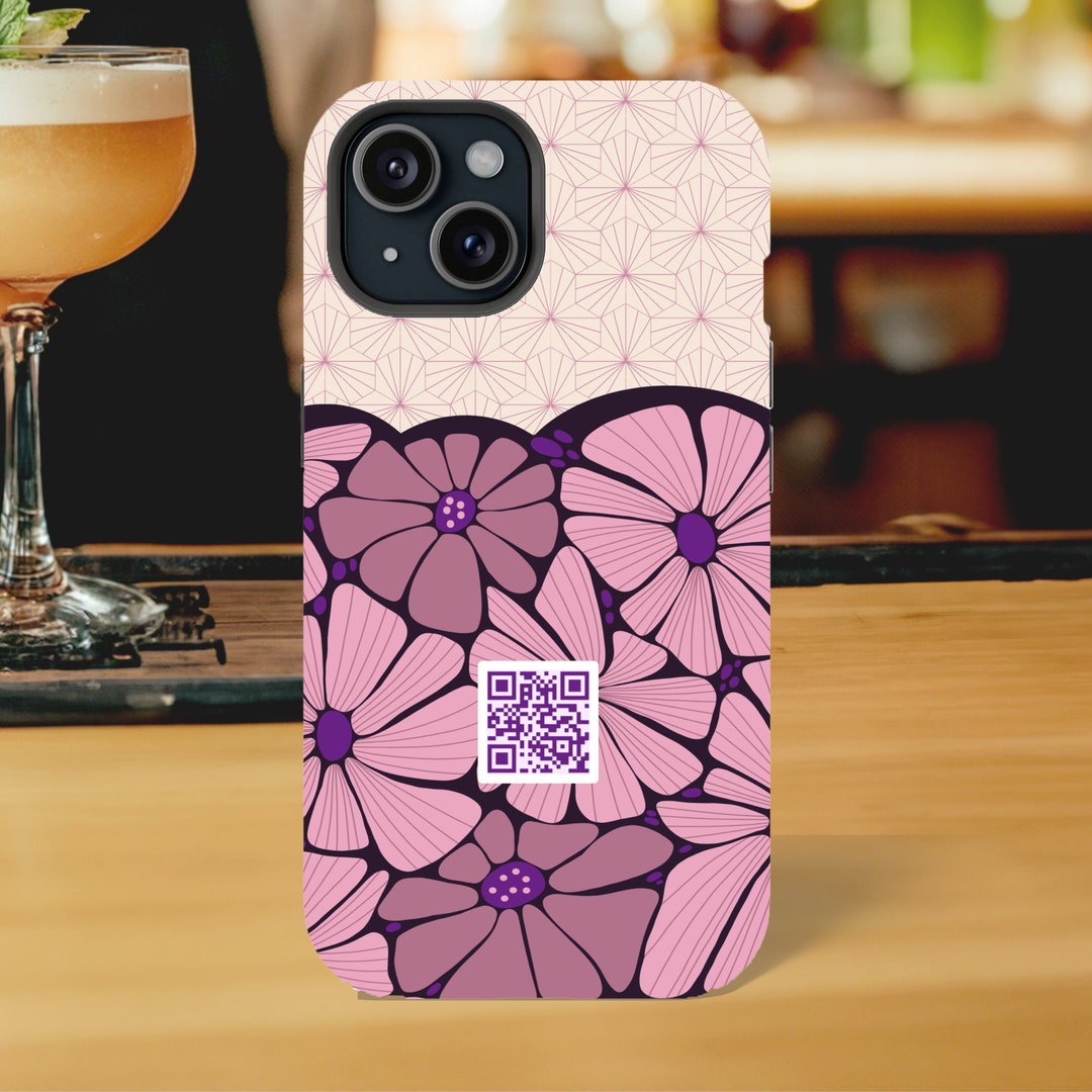 Custom Designed QR Code Phone Case Link Your Instagram, Tiktok, Venmo ...