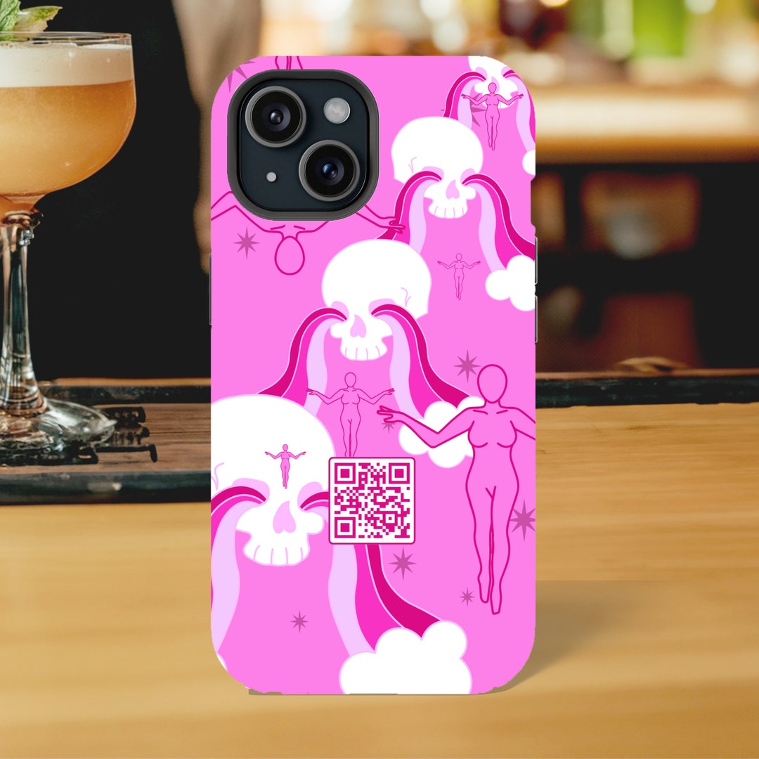Custom QR Code Phone Case, Dive Bartender Phone Case, Cashapp Venmo QR ...
