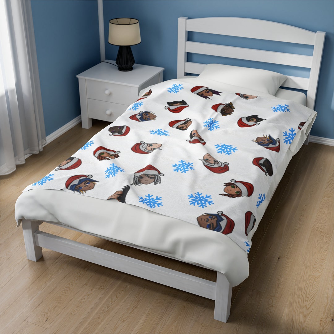 Aesthetic VALORANT SNOWFLAKE Plush Velveteen BLANKET for Bed Unique ...