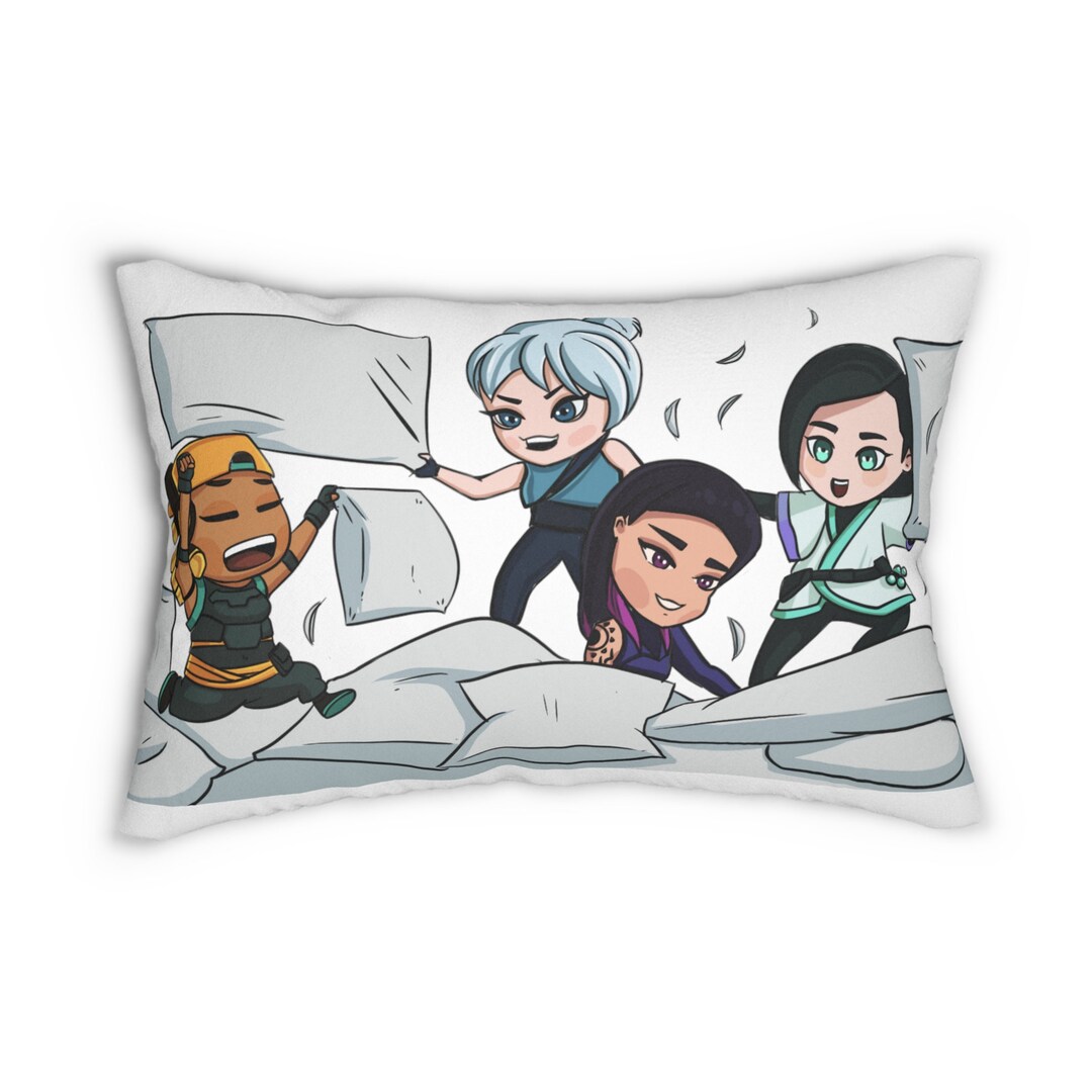 Unique Valorant LUMBAR PILLOW FIGHT With Concealed Zipper - Etsy